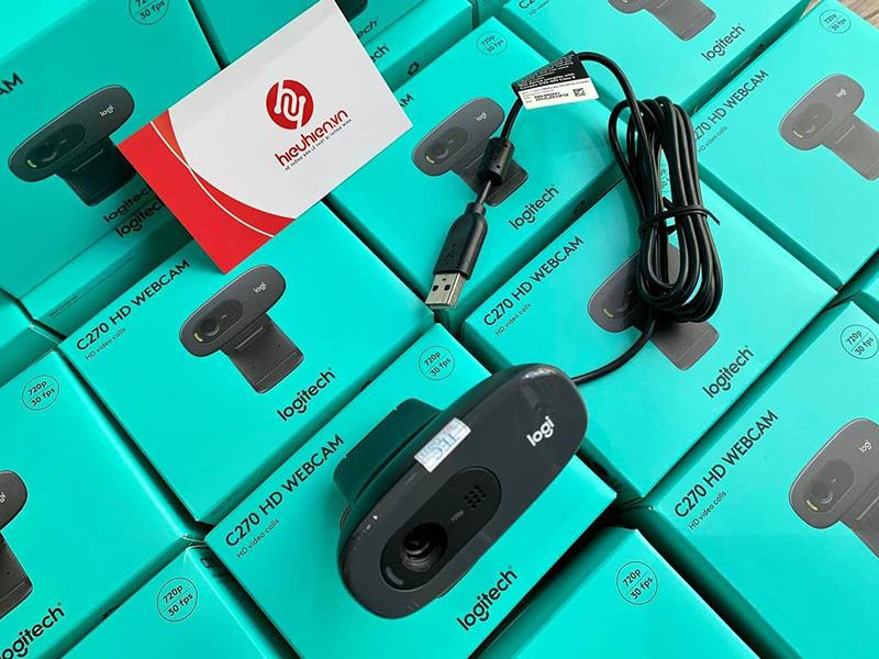 Logitech C270 HD Webcam cho Android TV Box, Laptop chính hãng