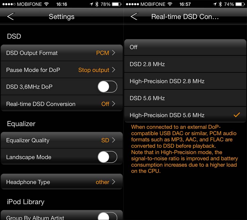 Onkyo HF Player: nghe nhạc Hi-res cho Android và iOS