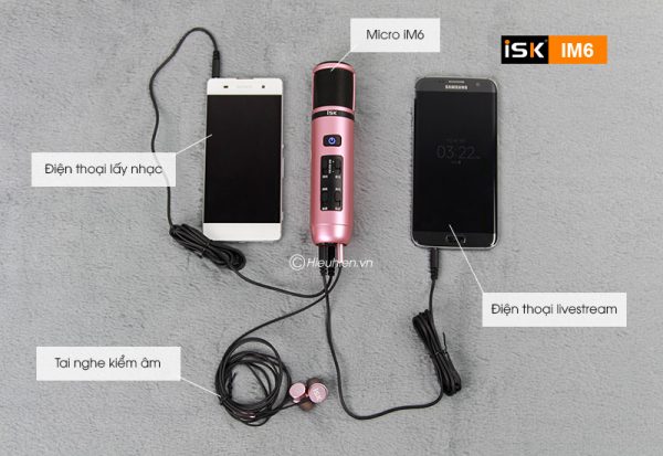 Micro Thu Âm iSK iM6 - Micro Thu Âm Không Cần SoundCard