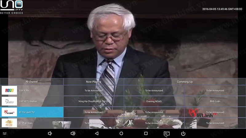 UNO IPTV và FilmOn TV xem truyền hình hải ngoại và quốc tế