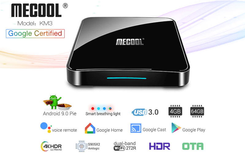 So sánh Android TV Box Mecool KM3 và Mecool KM9 Pro
