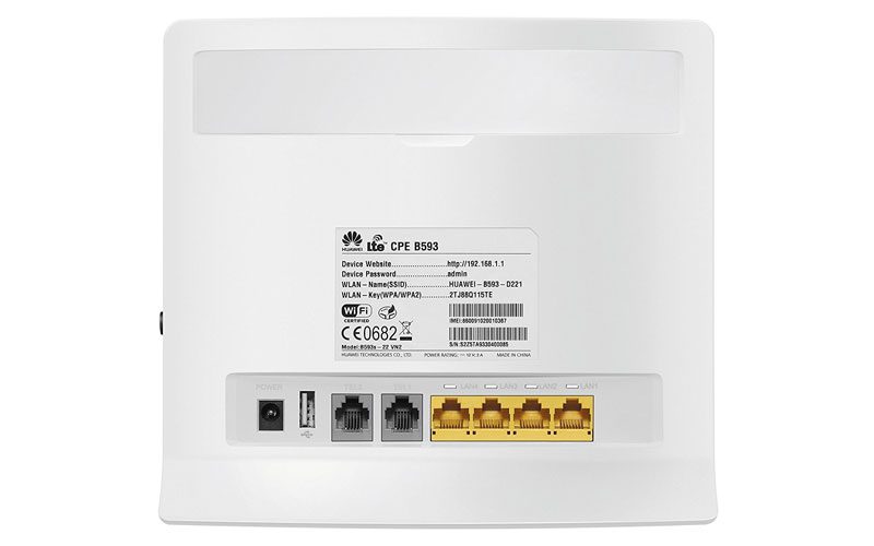 Huawei B593s-22 - Bộ phát Wifi 4G 150Mbps, Hỗ trợ 32 user cho xe khách