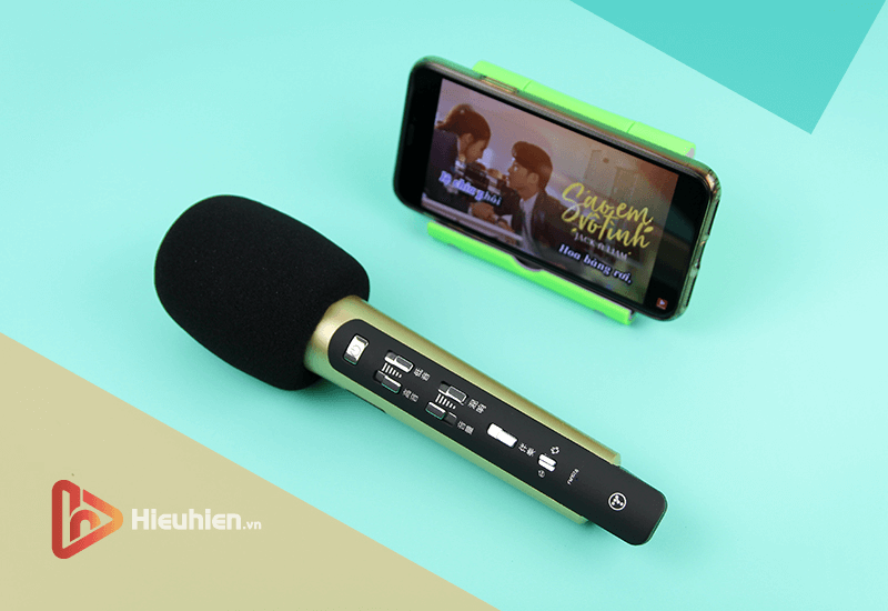 Tuxun K9 - Micro hát Karaoke trên ô tô xe hơi - Bản 1 tần số FM