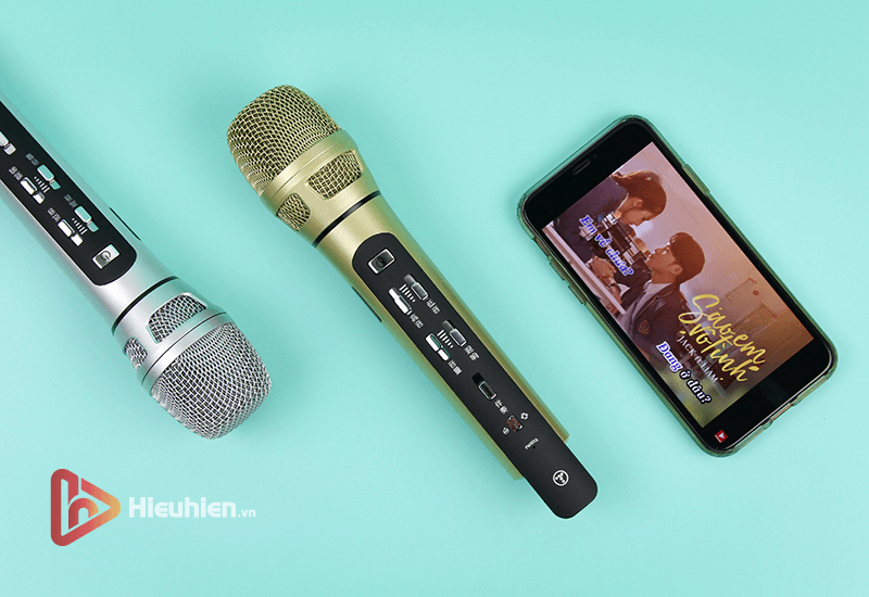 Tuxun K9 - Micro hát Karaoke trên ô tô xe hơi - Bản 1 tần số FM