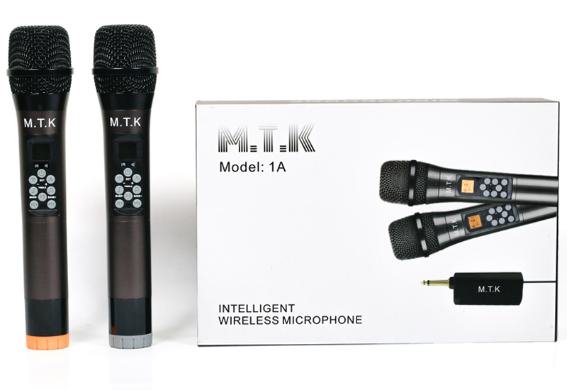 Bộ Micro Không Dây Cao Cấp M.T.K | Tích Hợp Tùy Chỉnh Bass, Treble,...