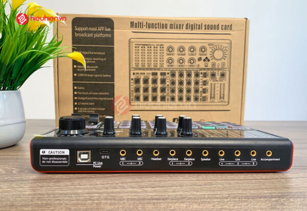 Sound Card Livestream K300 - Thu âm, Karaoke Livestream FB, Bigo live