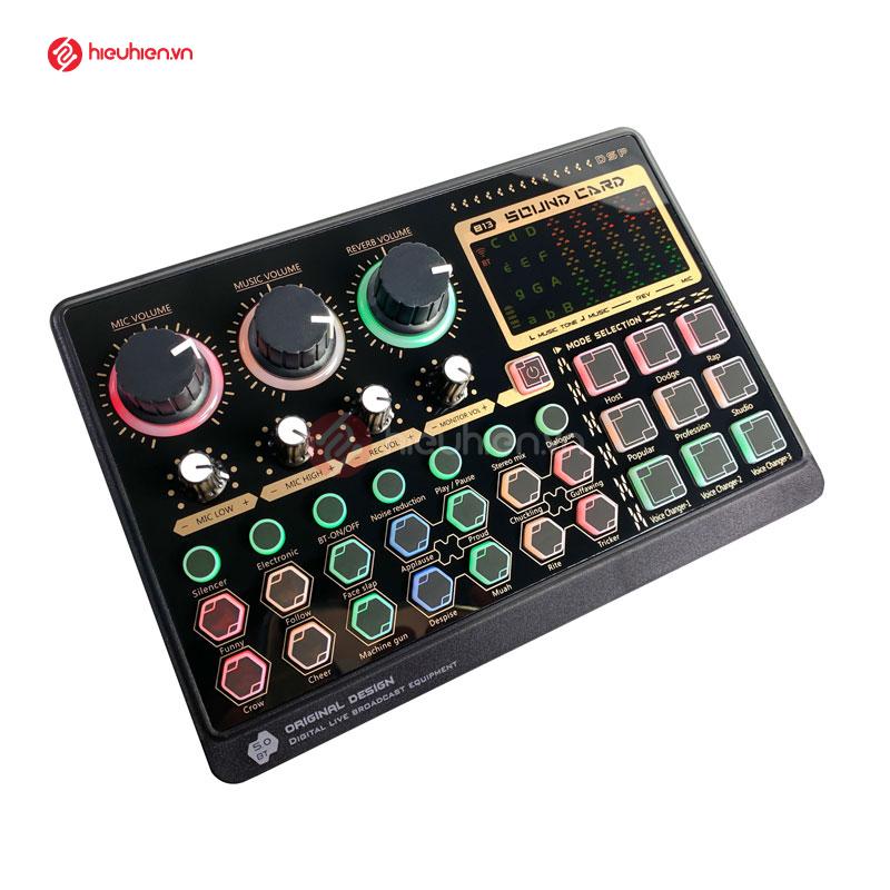 Sound Card Thu Âm Live Stream, Card Âm Thanh Chỉnh Âm Giá Rẻ