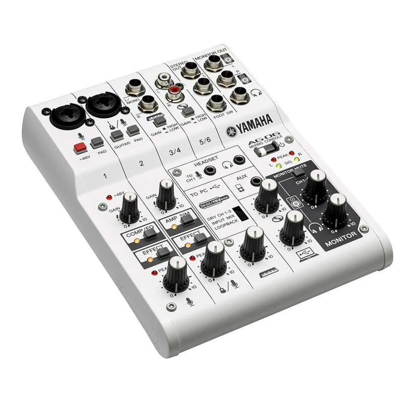 Mixer Yamaha AG06 - Thu Âm, Livestream Chính Hãng