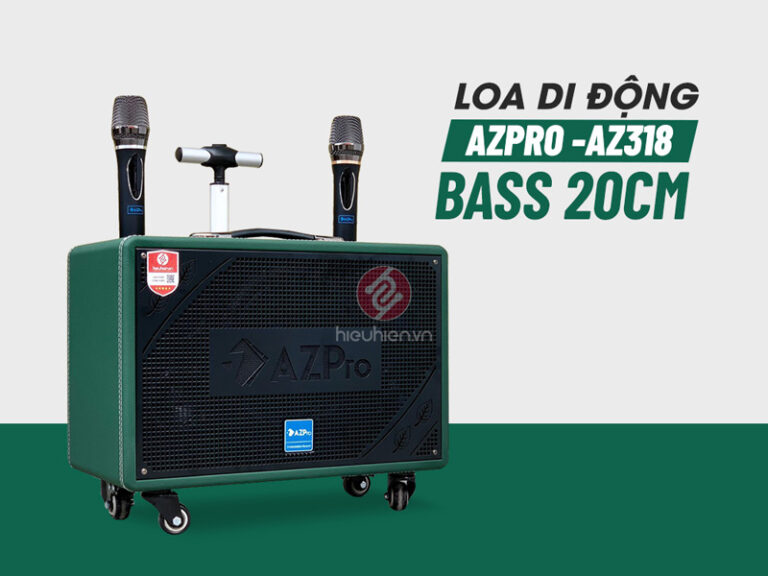 Đánh Giá Chi Tiết Loa AZPro AZ318 Bass 20cm, Công Suất 300W
