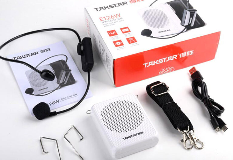 Loa Trợ Giảng Takstar E126W (8W) Pin 8H, Micro Không Dây UHF