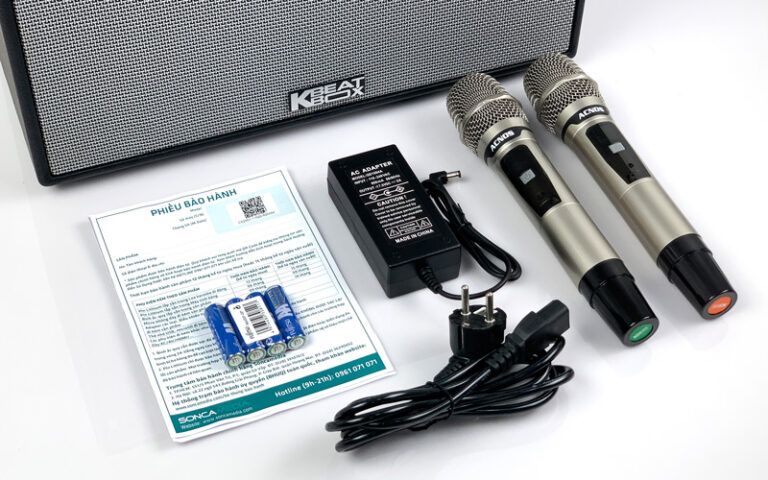 Loa Karaoke Xách Tay Acnos CS2501PU 300W - Micro Chống Hú
