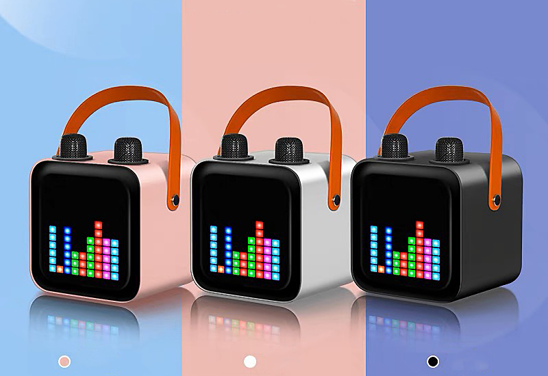 Loa Karaoke Mini SP-100, Loa Cute Có Đèn LED - Hieuhien.vn