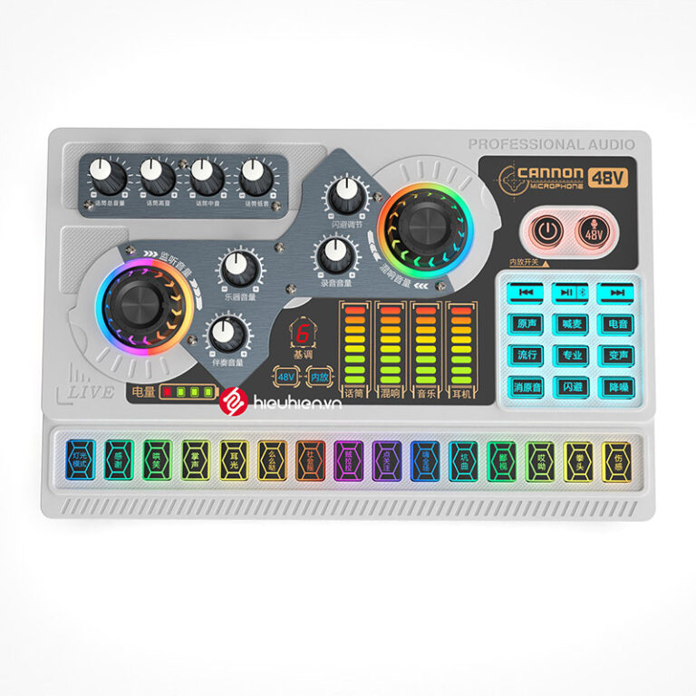 Sound Card Thu Âm Live Stream, Card Âm Thanh Chỉnh Âm Giá Rẻ