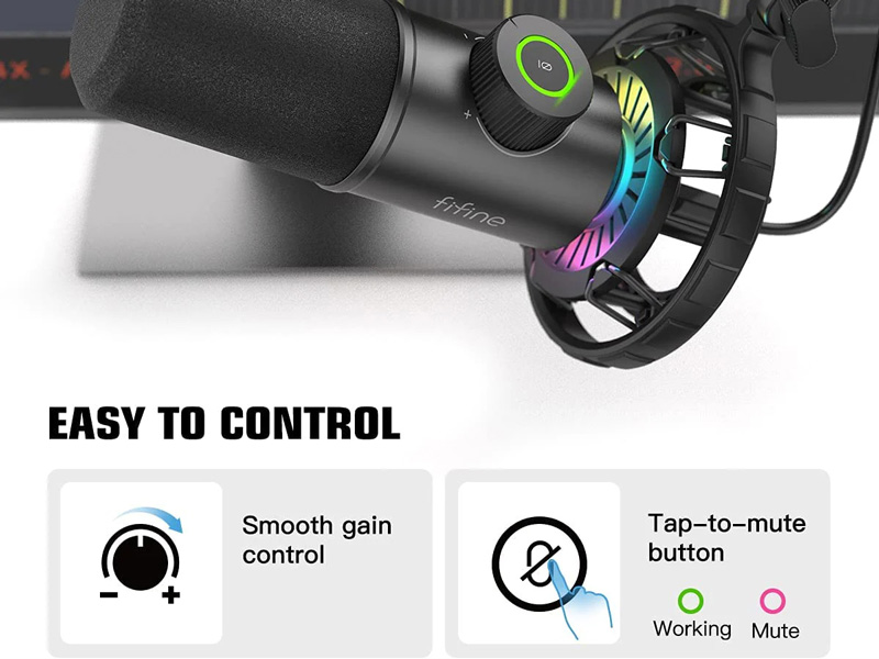 Micro Thu Âm Fifine K658 USB Dynamic Cardioid » Hieuhien.vn