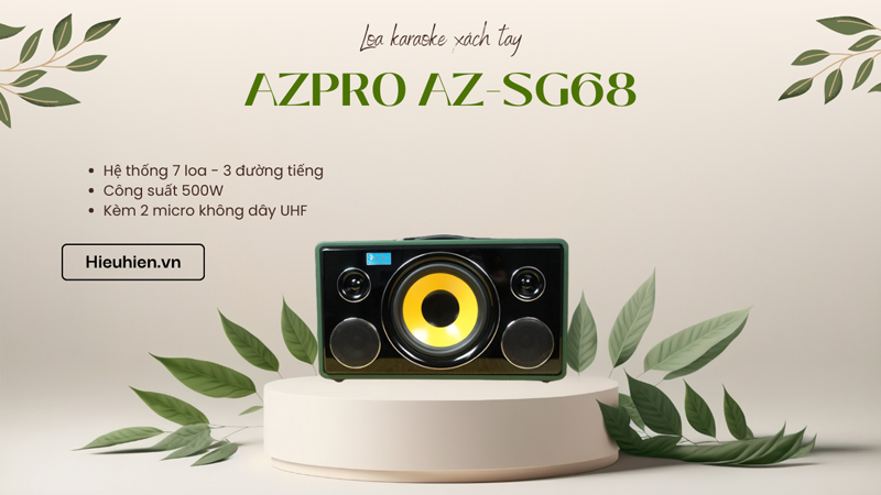 Đánh giá loa AZPro AZ-SG68: 7 loa trong 1, công suất 500W