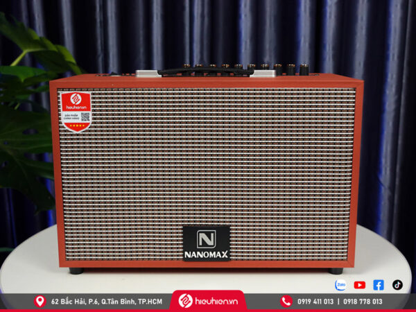 Loa NANOMAX K-01 | Loa Karaoke Mini, Kèm 2 Micro » Hieuhien.vn