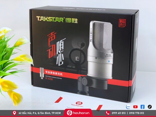 Micro Thu Âm Takstar PC K200-V2 | Phiên Bản Mới 2024