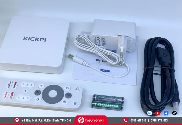 Android TV Box KICKPI KP1| AndroidTV, Netflix 4K Chính Chủ